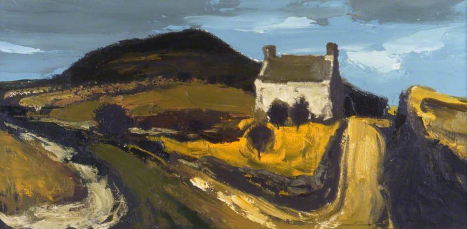 Cottage above Deiniolen by Donald Mcintyre (1923-2009) Donald Mcintyre ...