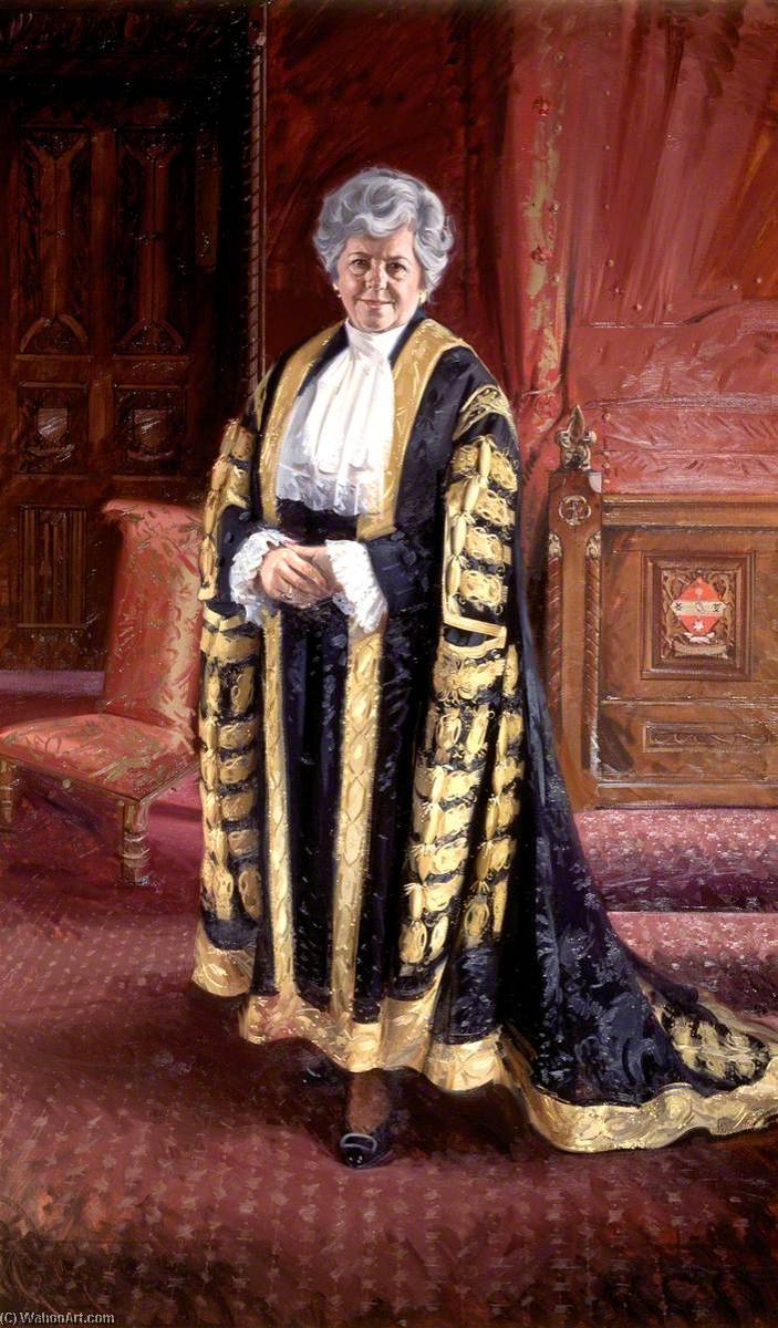 The Right Honourable Betty Boothroyd, Speaker, 1994 by Andrew Festing ...