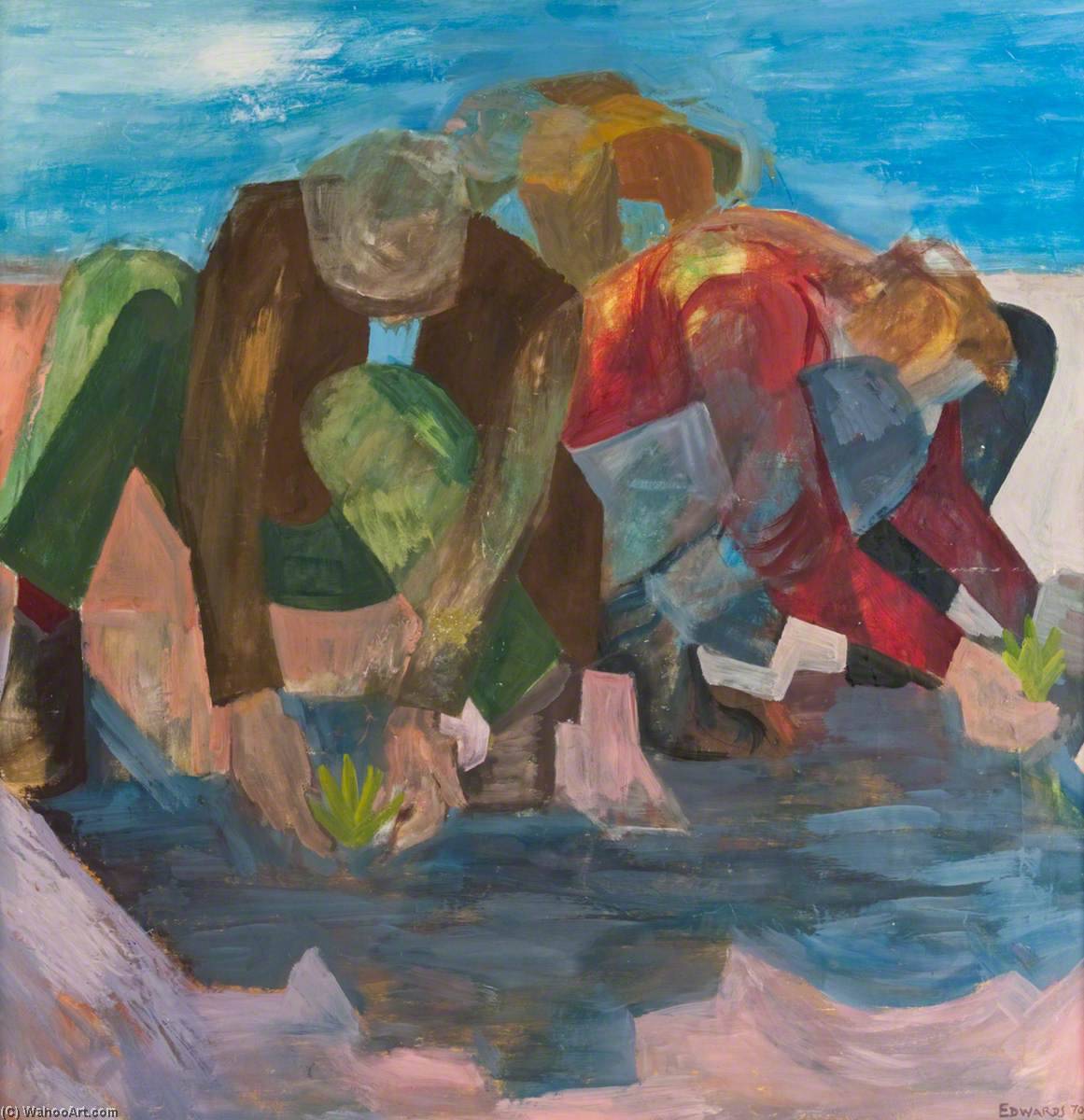 Planters by Joseph Byres Edwards (1933-2000) Joseph Byres Edwards ...