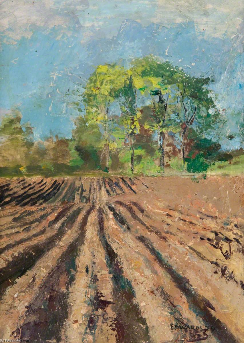 Plough Field by Joseph Byres Edwards (1933-2000) Joseph Byres Edwards ...