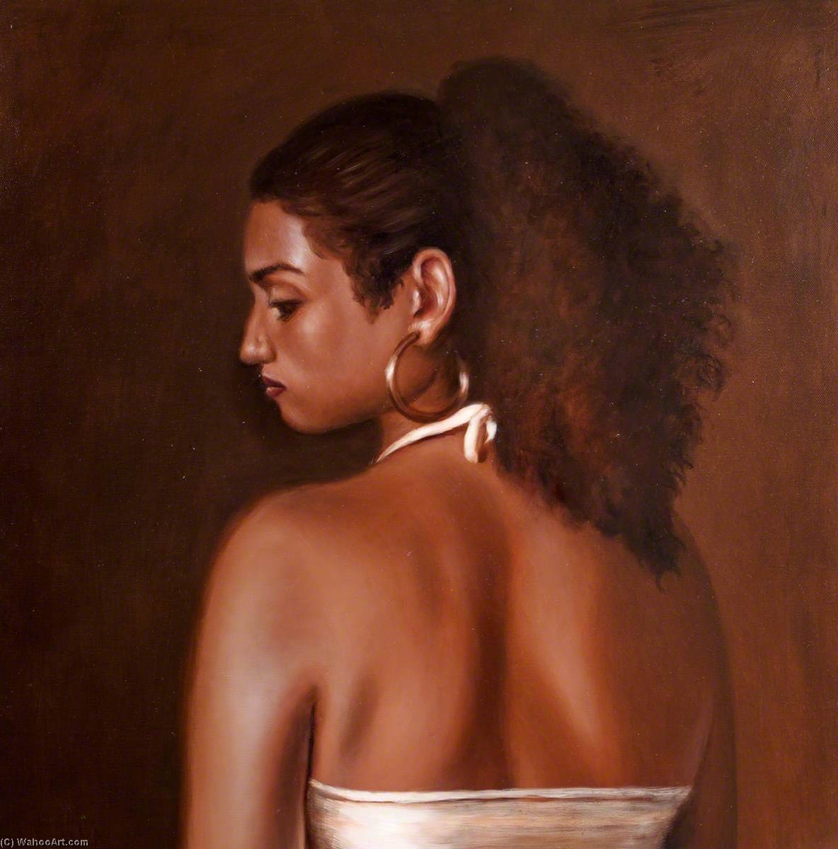 Portrait of an Unknown Woman by Mohamed Hamza Mohamed Hamza | ArtsDot.com