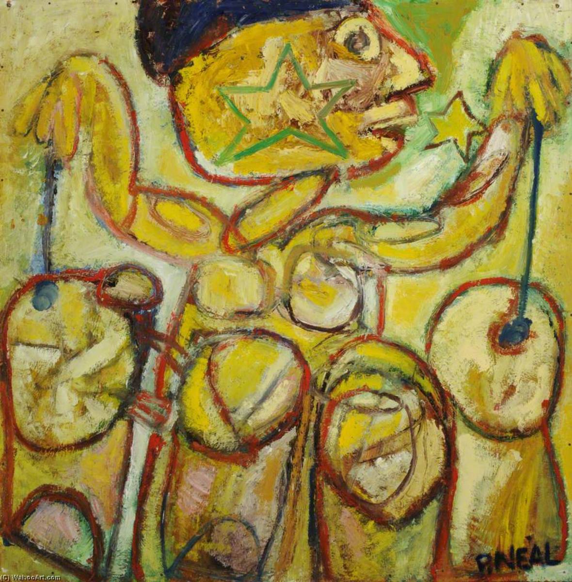 Drummer by Peter Neal Peter Neal | ArtsDot.com