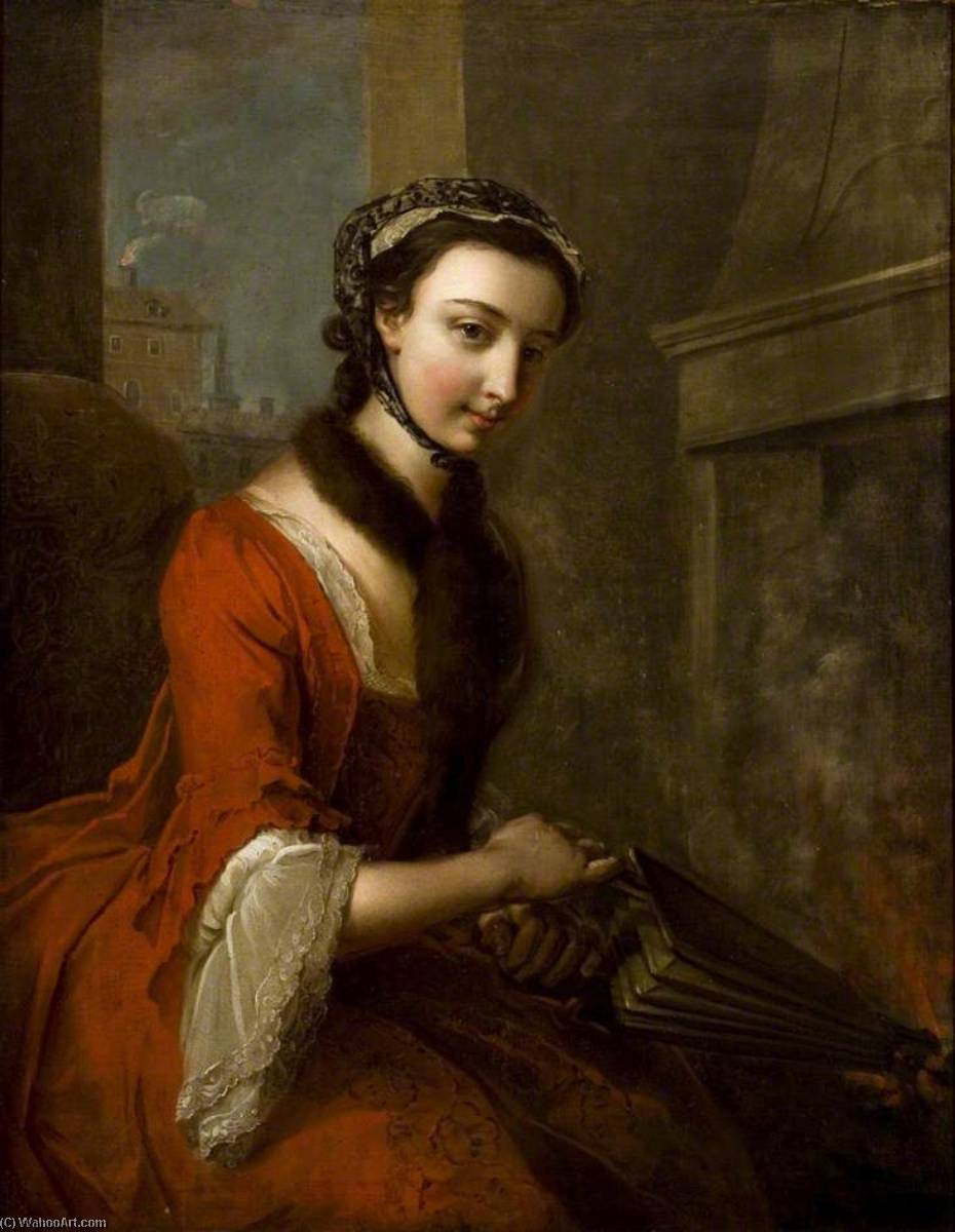 Buy Museum Art Reproductions Young Woman with Bellows (Fire) by ...