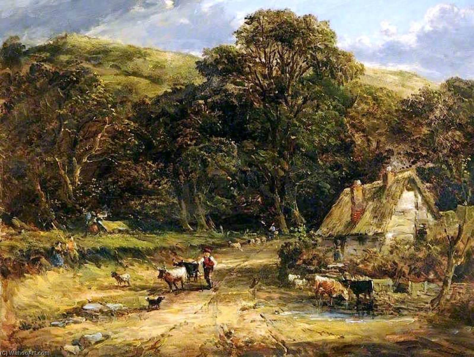 Artwork Replica Landscape by David Cox The Elder (1783-1859) | ArtsDot.com