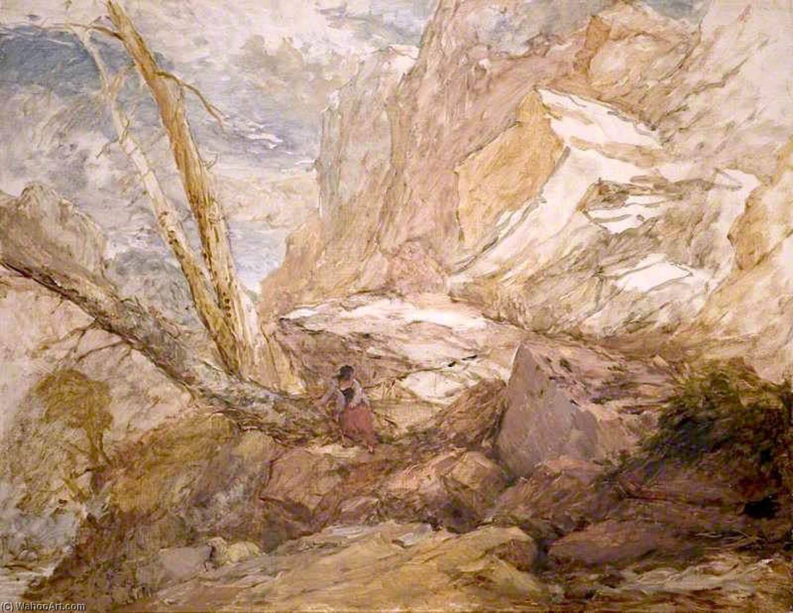 Art Reproductions The Missing Lamb, 1853 by David Cox The Elder (1783 ...