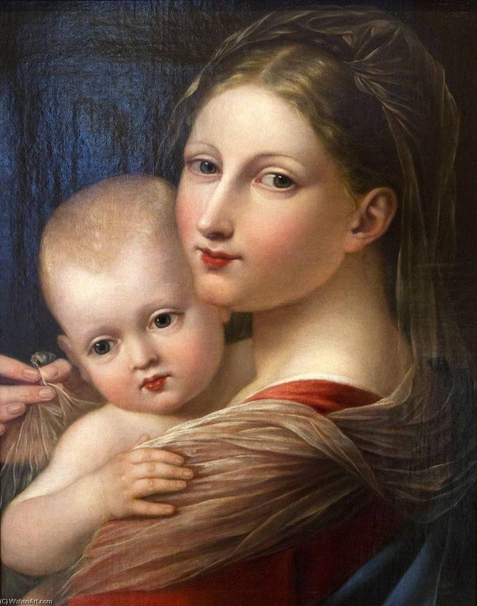 Oil Painting Replica Madonna and Child by José De Madrazo Y Agudo (1781 ...