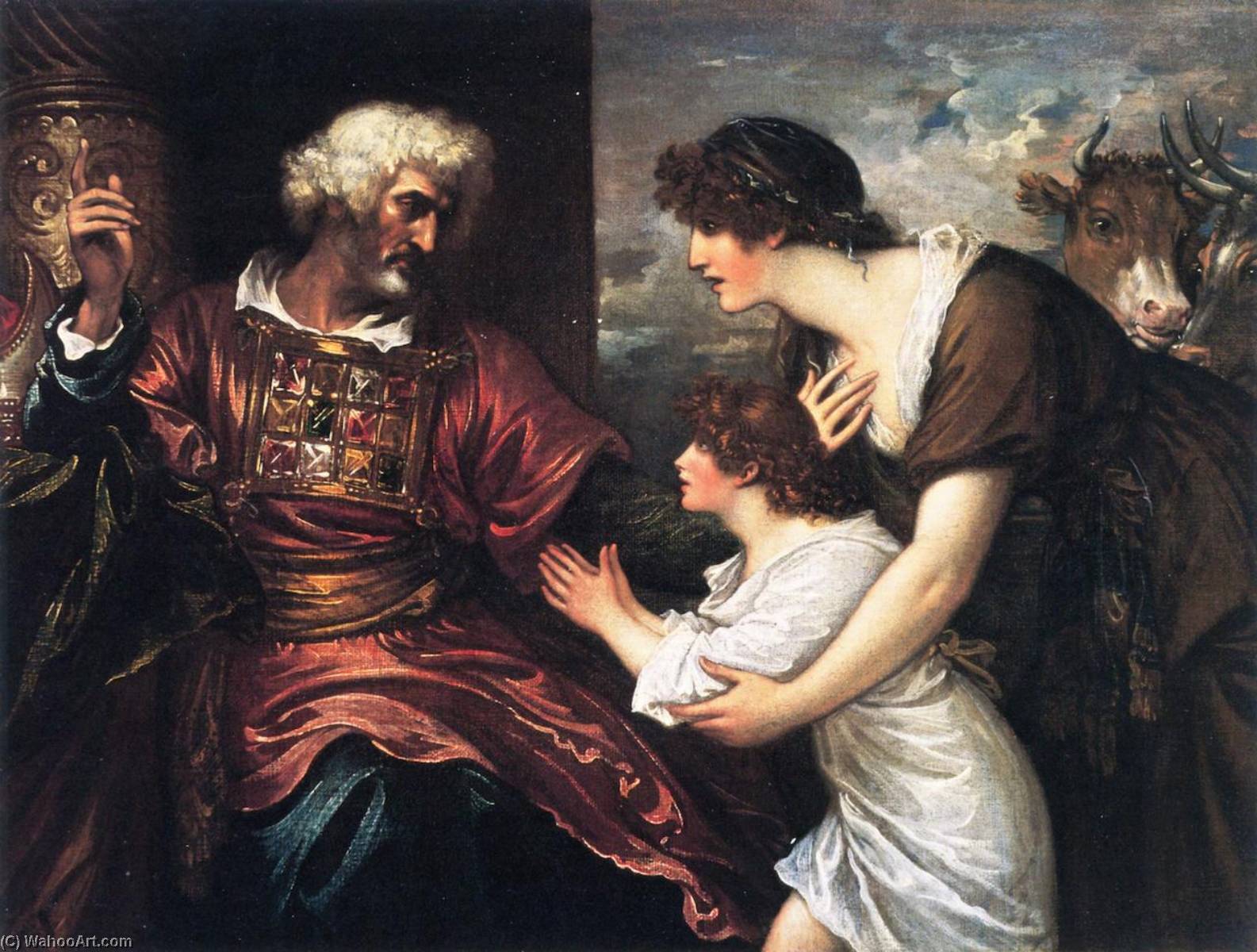 Museum Art Reproductions Hannah Presenting Samuel to Eli, 1800 by ...