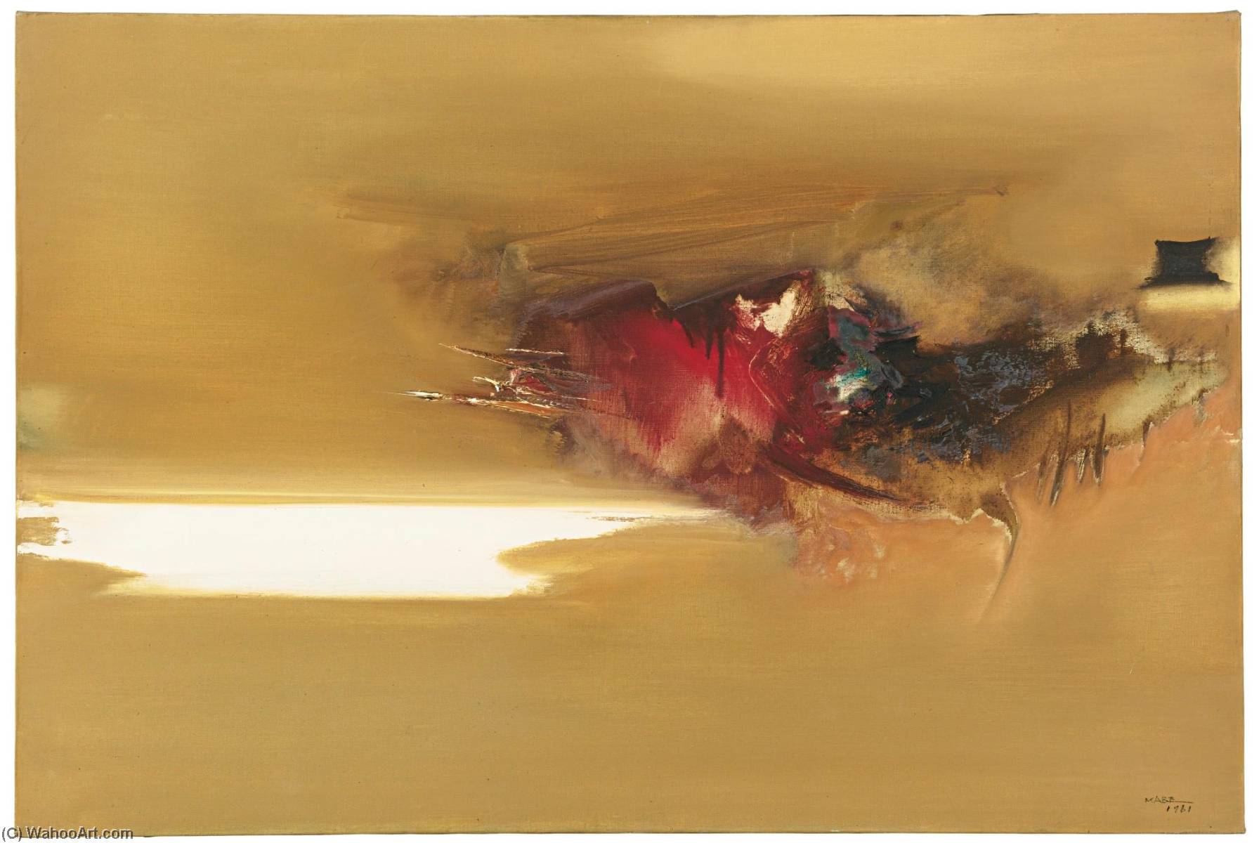 Get Paintings Reproductions TA SO GA RE by Manabu Mabe (Inspired By ...