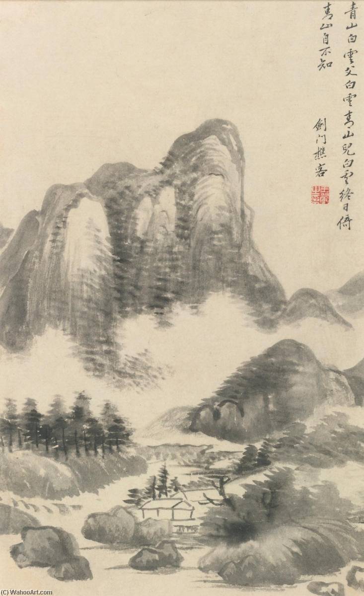 Get Art Reproductions LANDSCAPE by Wang Hui (1632-1717, China ...