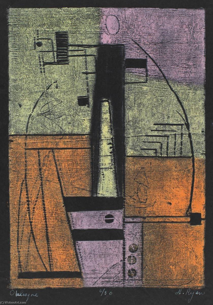 Get Art Reproductions Obelisque by Anne Ryan (1889-1954, United States ...