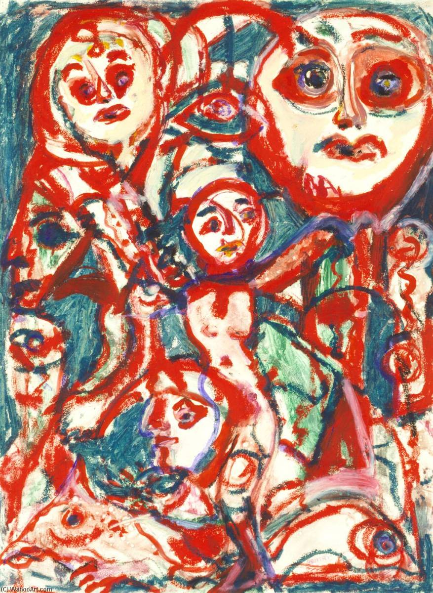 Meeting Series B Our Lives, 1988 by Herbert Gentry (1919-2003, United ...