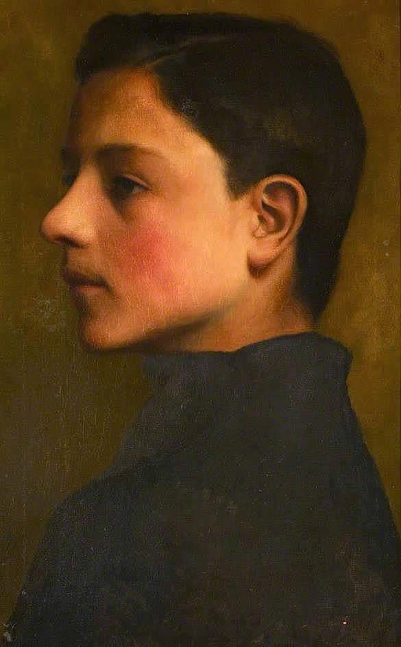 Art Reproductions Head of a Boy, 1890 by Henry Scott Tuke (1858-1929 ...