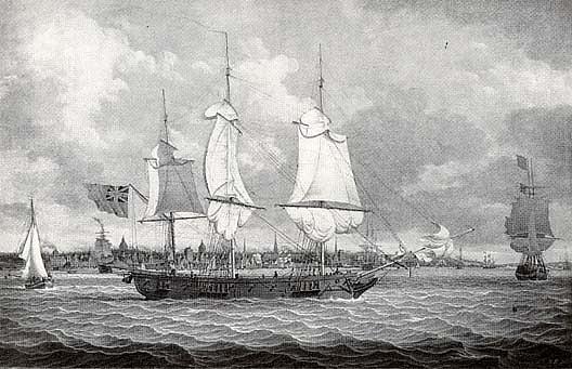 Order Artwork Replica Mail Packet Off Liverpool, (painting), 1809 by ...