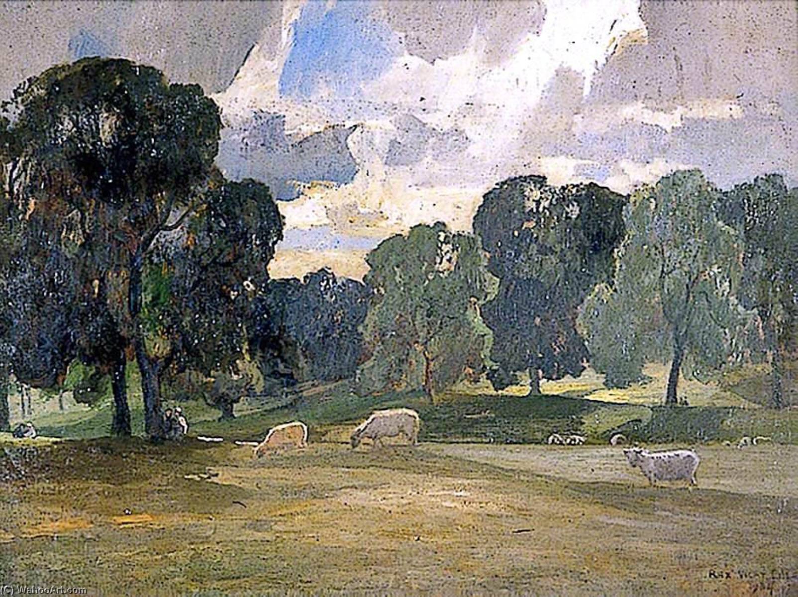 In Hyde Park, 1934 by Rex Vicat Cole Rex Vicat Cole | ArtsDot.com