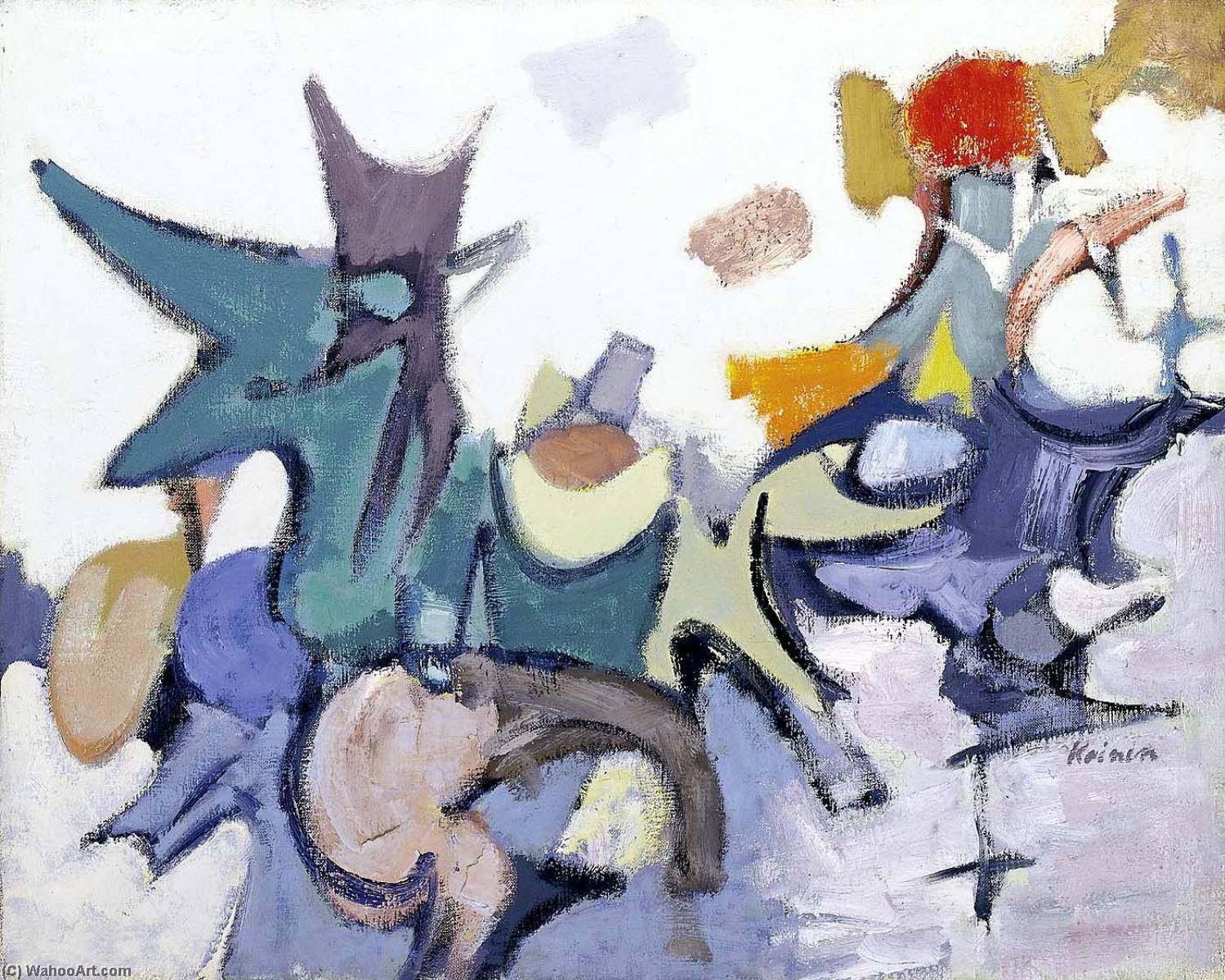 Journey into Time, 1952 by Jacob Kainen (1909-2002, United States ...