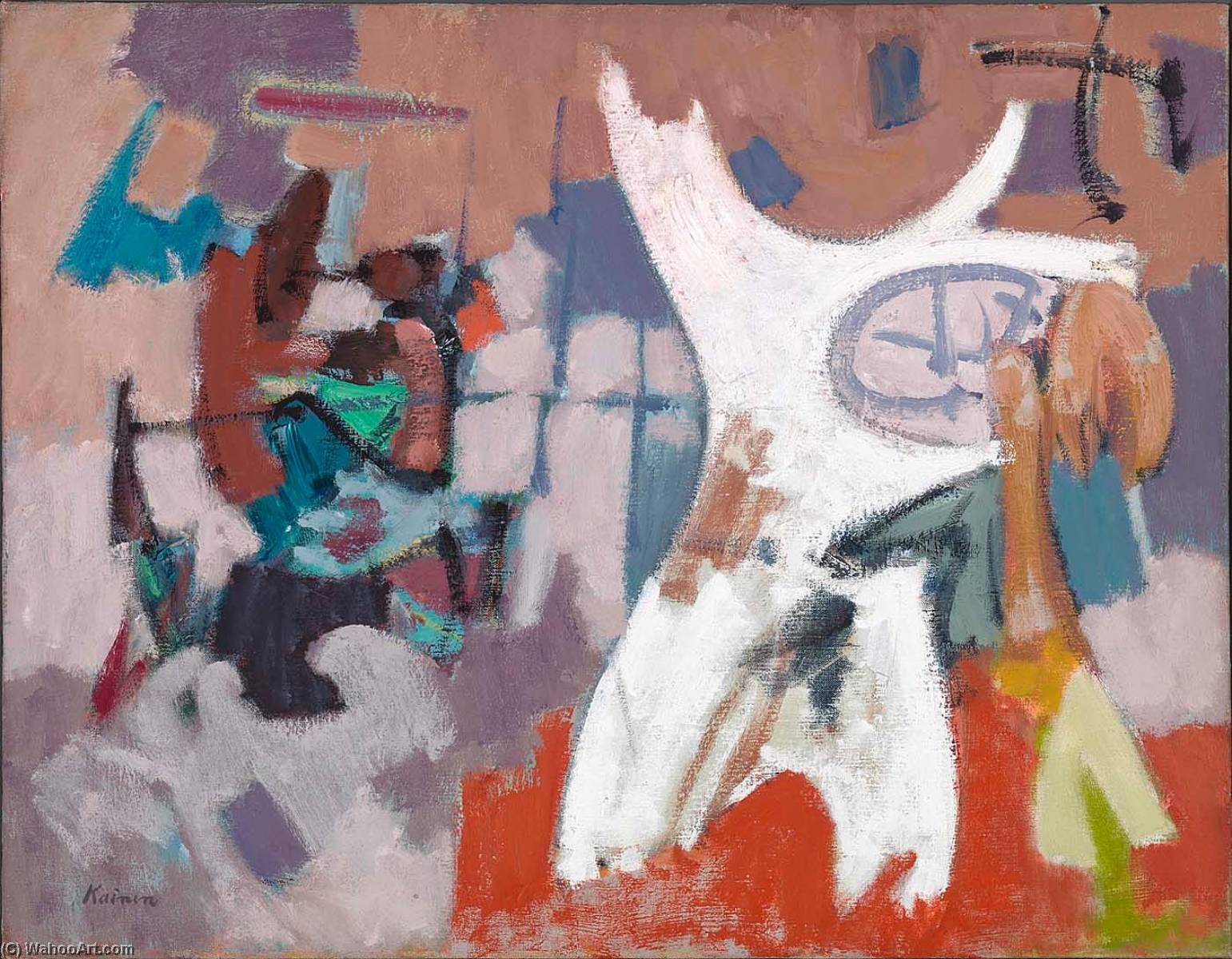 Echoes of Antiquity, 1954 by Jacob Kainen (1909-2002, United States ...