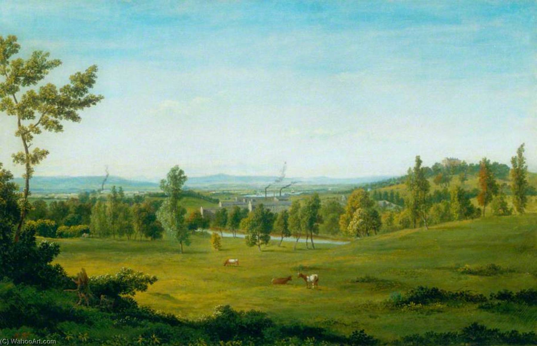 Acheter Reproductions D'art De Musée Vue vers la Clyde, 1850 de George ...