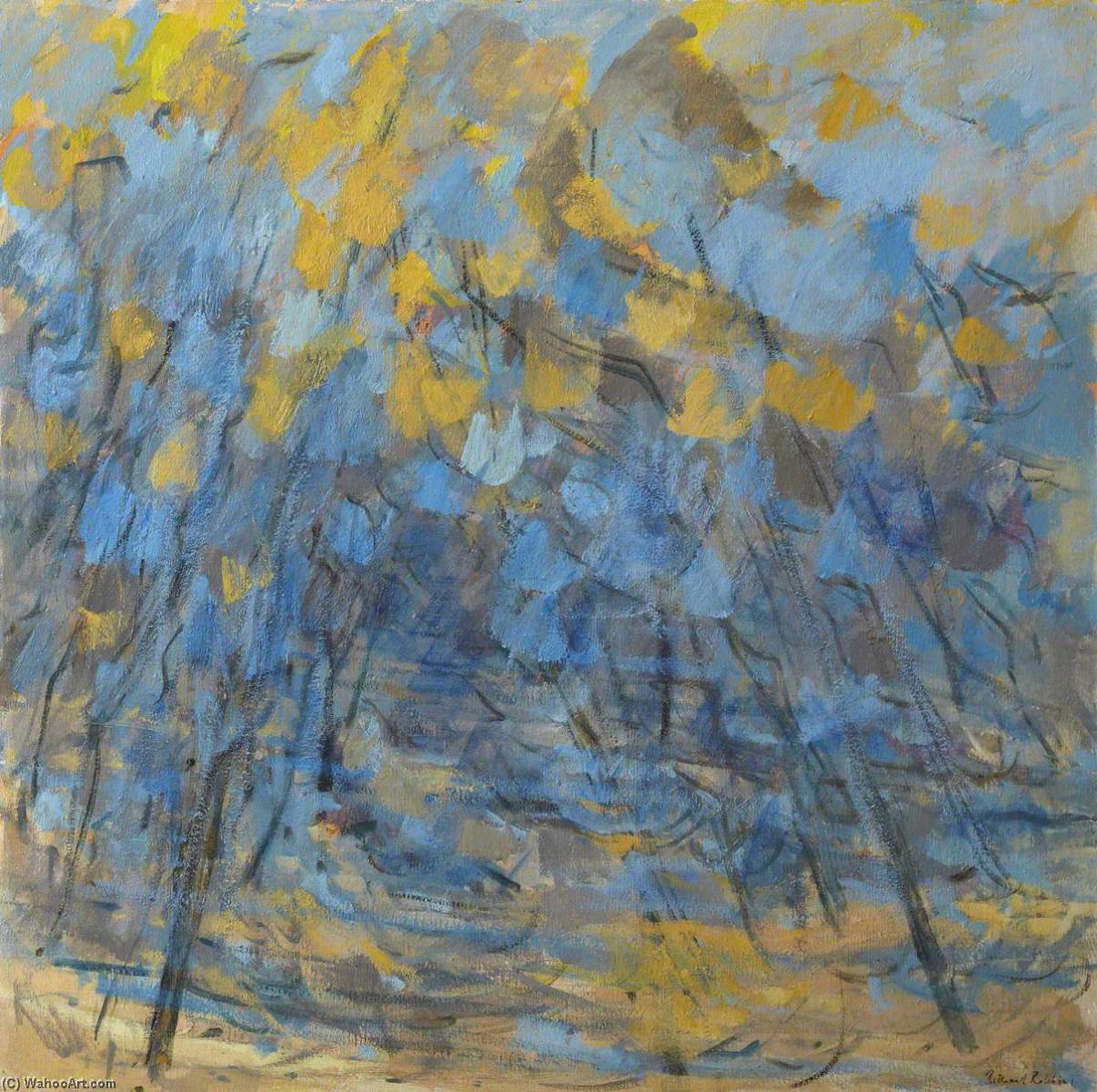 Wood Interior by Richard Robbins (1927-2009) Richard Robbins | ArtsDot.com