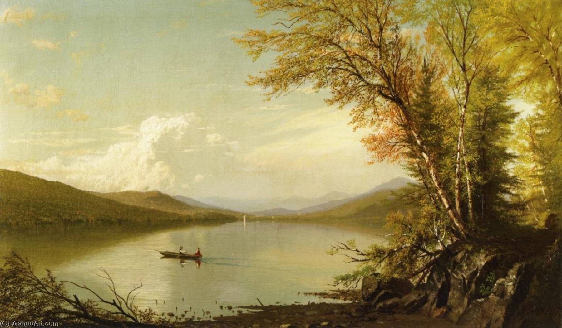 Lake George, 1874 by Richard William Hubbard Richard William Hubbard ...