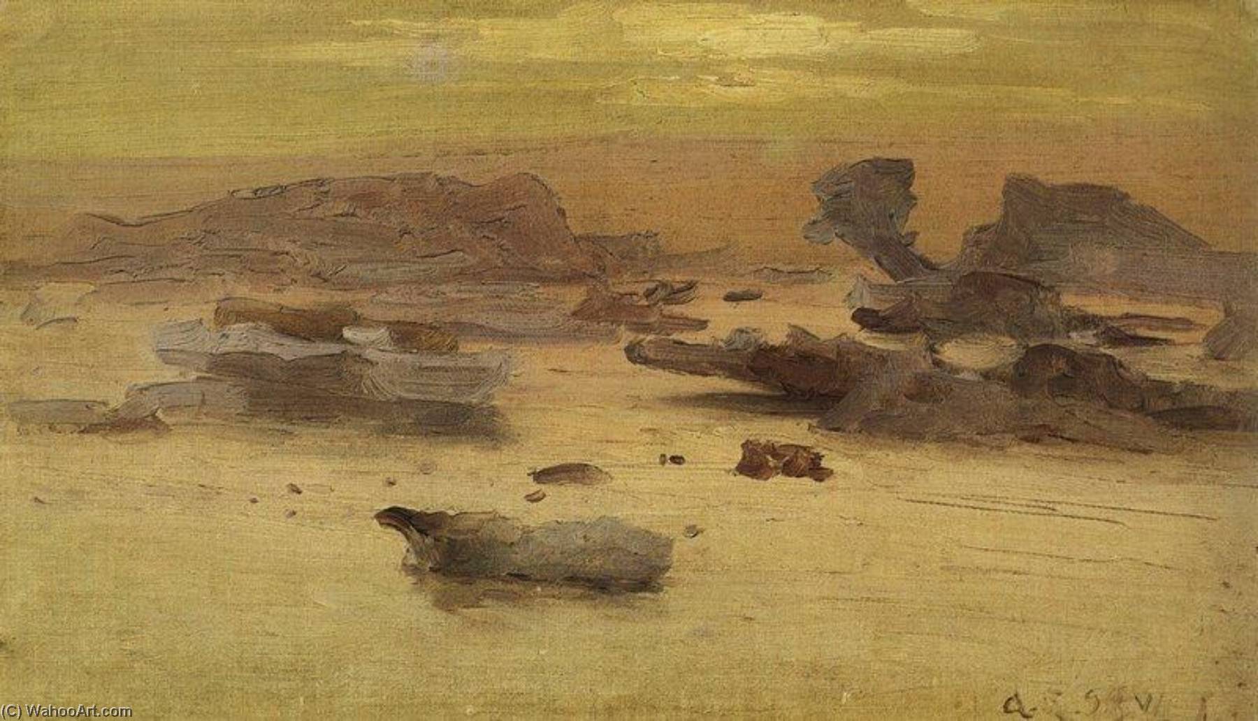 Midnight in the North, 1898 by Alexander Borisov Alexander Borisov | ArtsDot.com