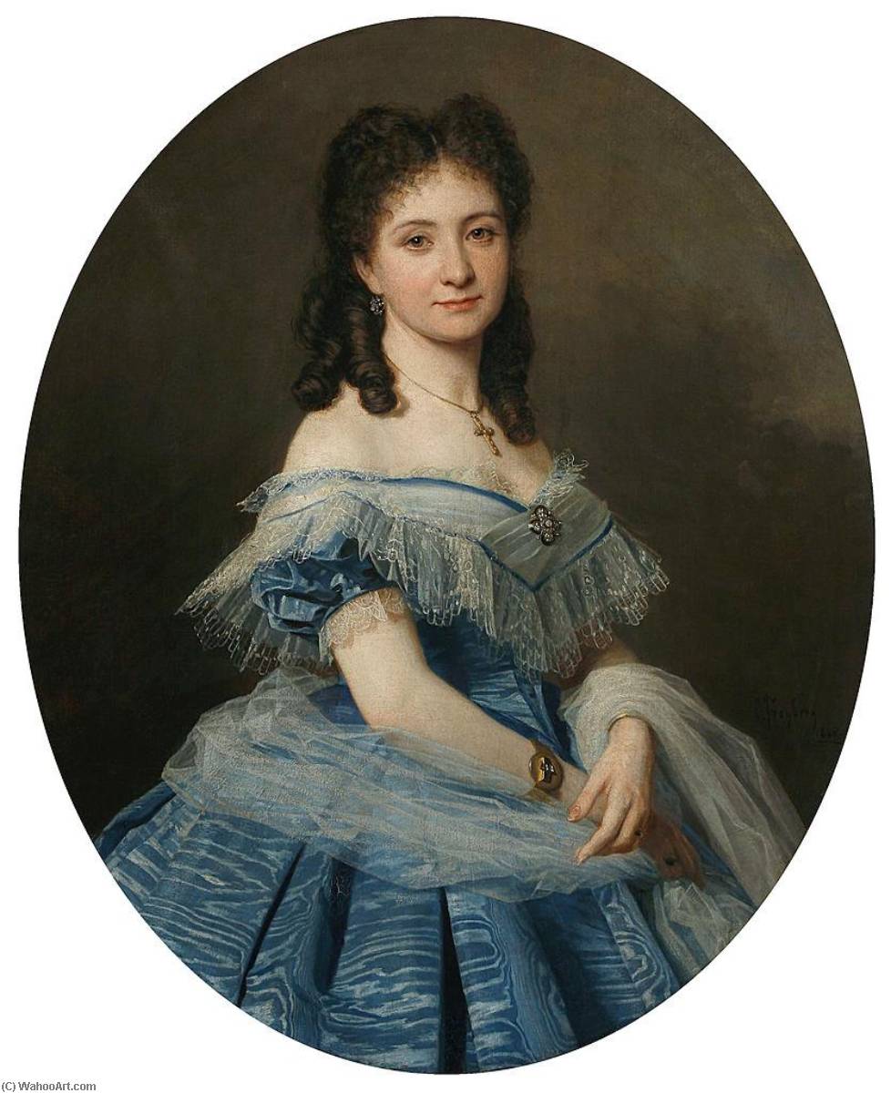 Luise Limbach (opera Singer), 1868 by Conrad Freyberg Conrad Freyberg ...