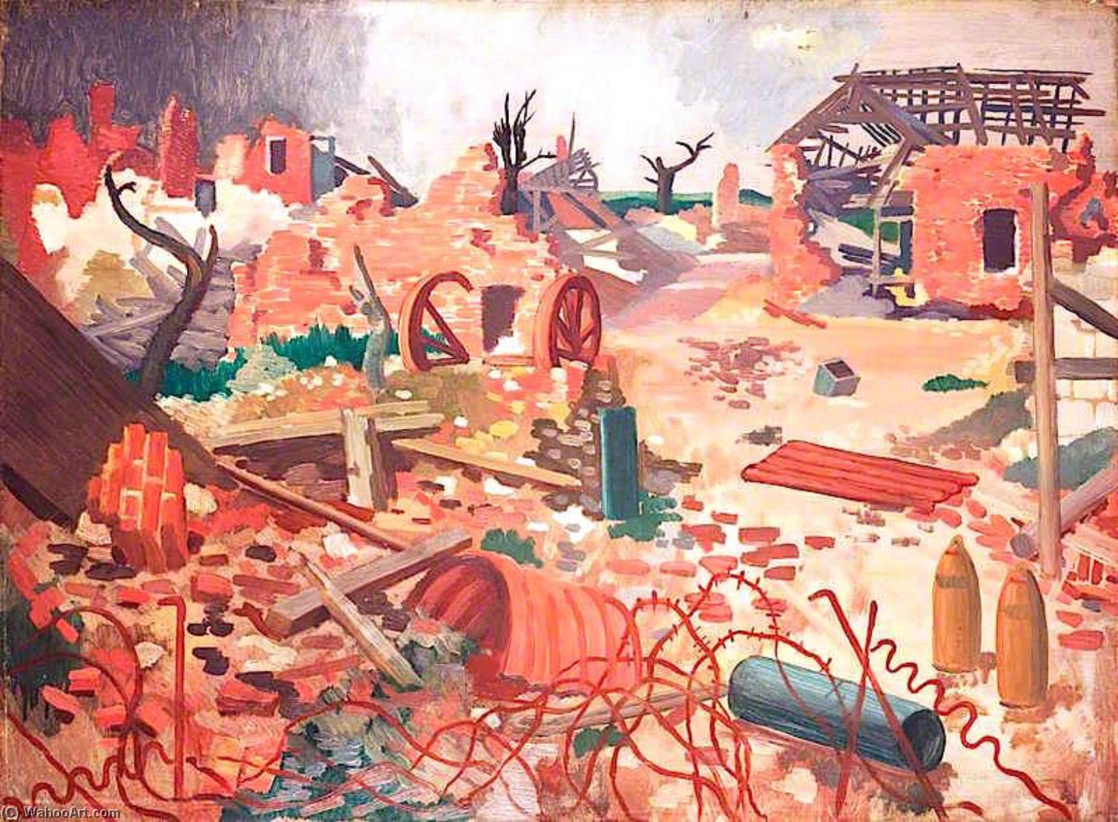 Buy Museum Art Reproductions Fampoux, 1919 by Colin Unwin Gill (1892 ...