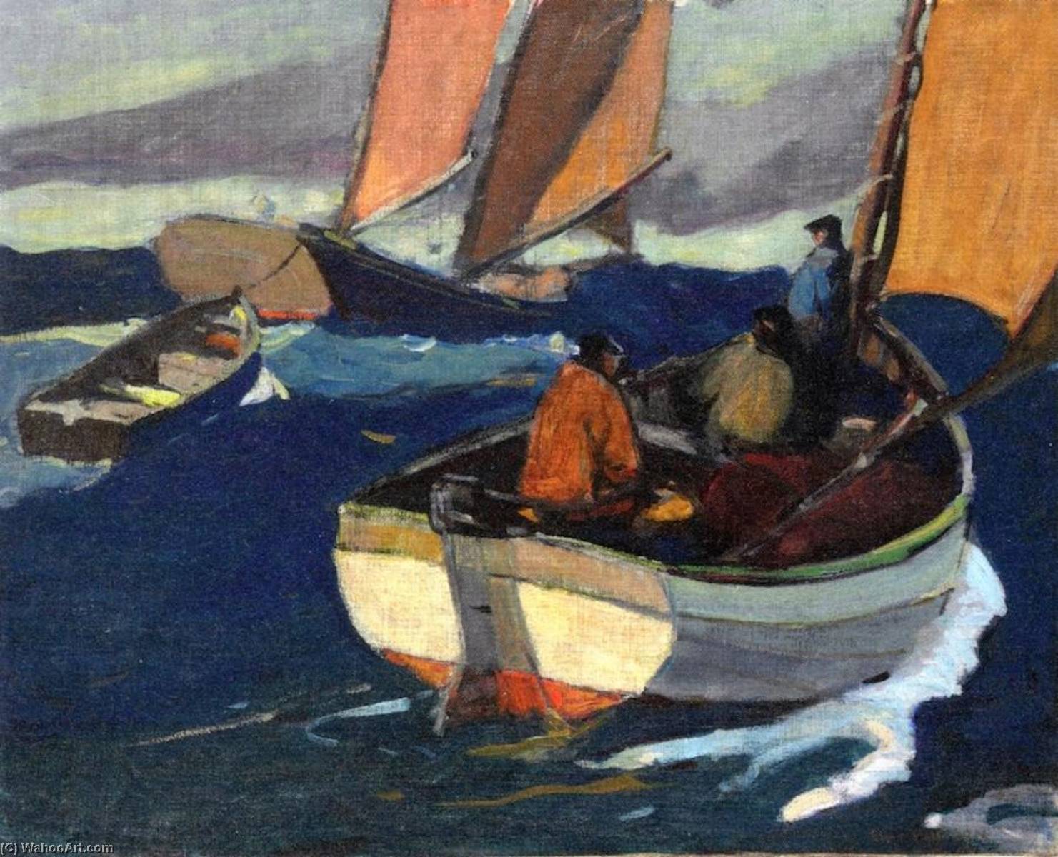 Fishermen, 1922 by Eric Hudson Eric Hudson | ArtsDot.com