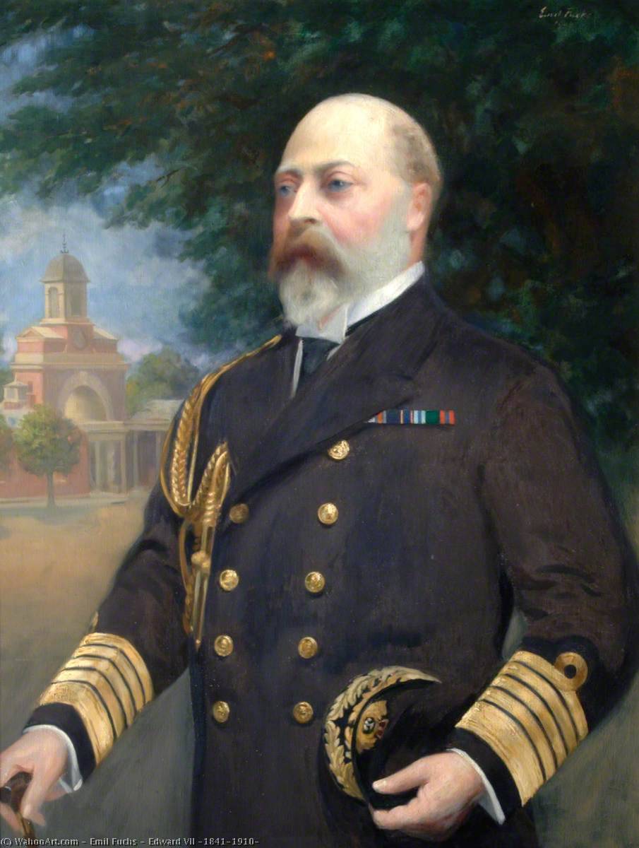 Artwork Replica Edward VII (1841–1910), 1904 by Emil Fuchs (1866-1929 ...
