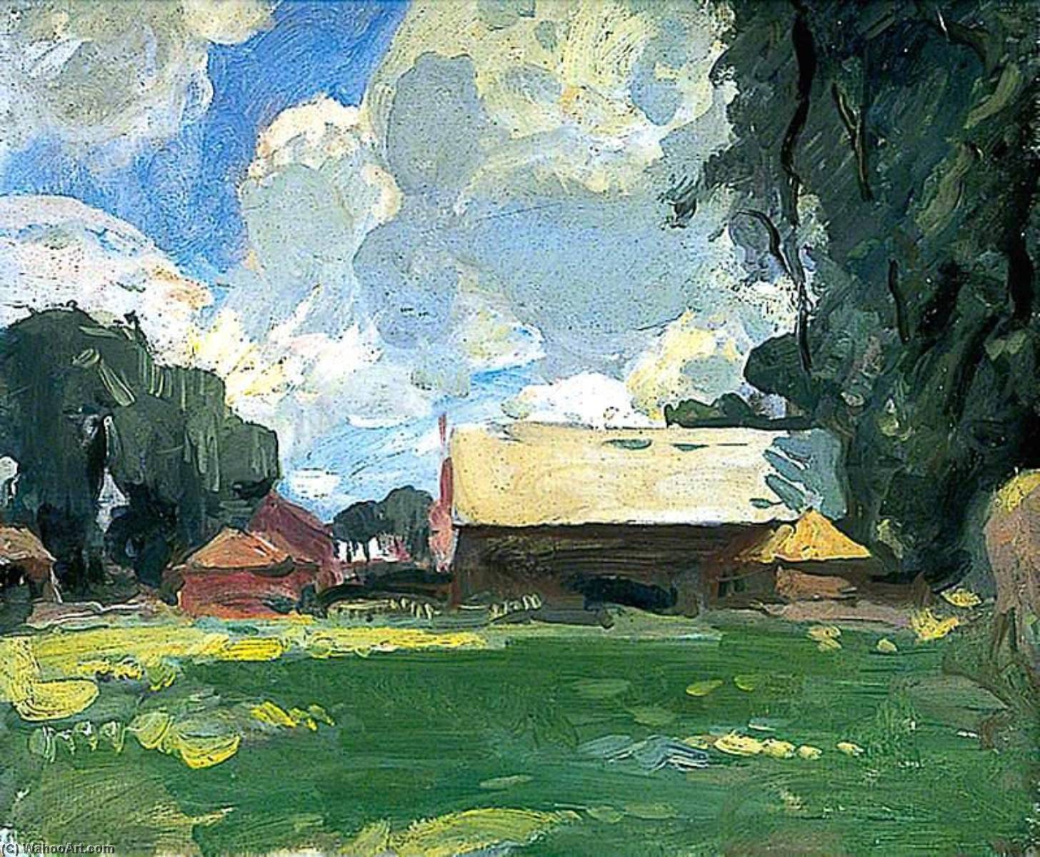 Buy Museum Art Reproductions Farm Buildings in a Landscape, 1928 by ...