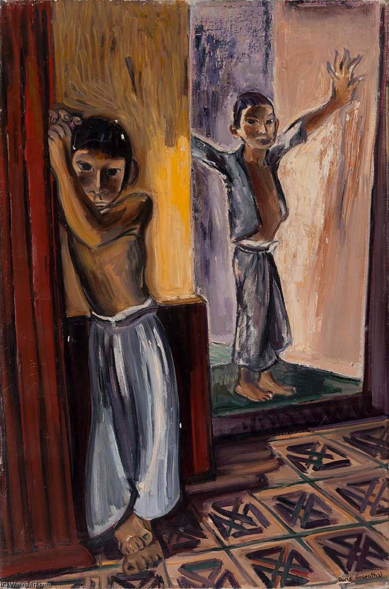 Two Boys, 1939 by Doris Rosenthal (1889-1971) Doris Rosenthal | ArtsDot.com