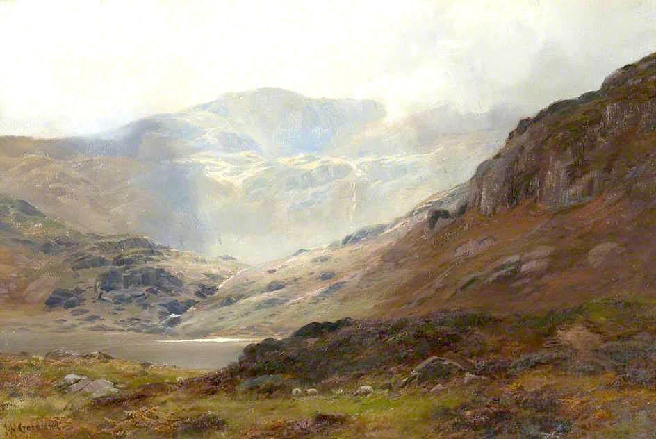 Get Paintings Reproductions Leverswater by James Henry Crossland (1852 ...