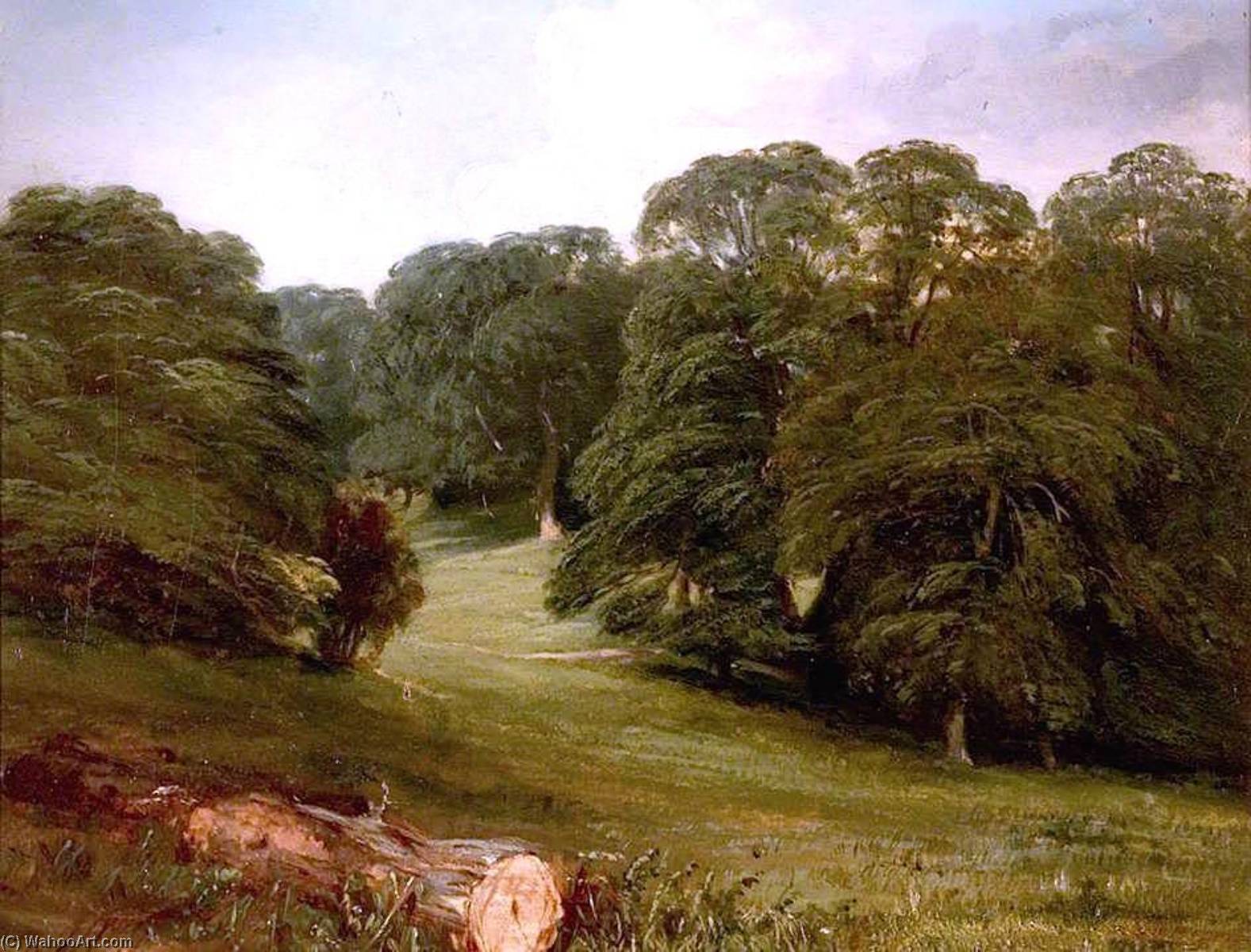 Order Artwork Replica In Welbeck Park, Nottinghamshire, 1857 by James ...