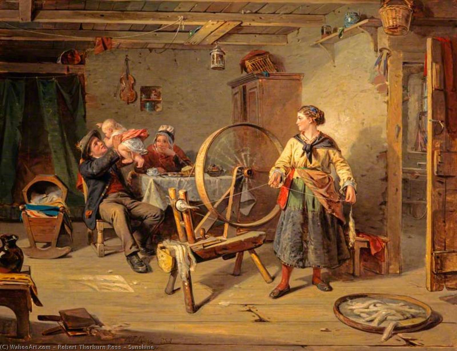 Obtenir Reproductions De Peintures Soleil, 1871 de Robert Thorburn Ross ...