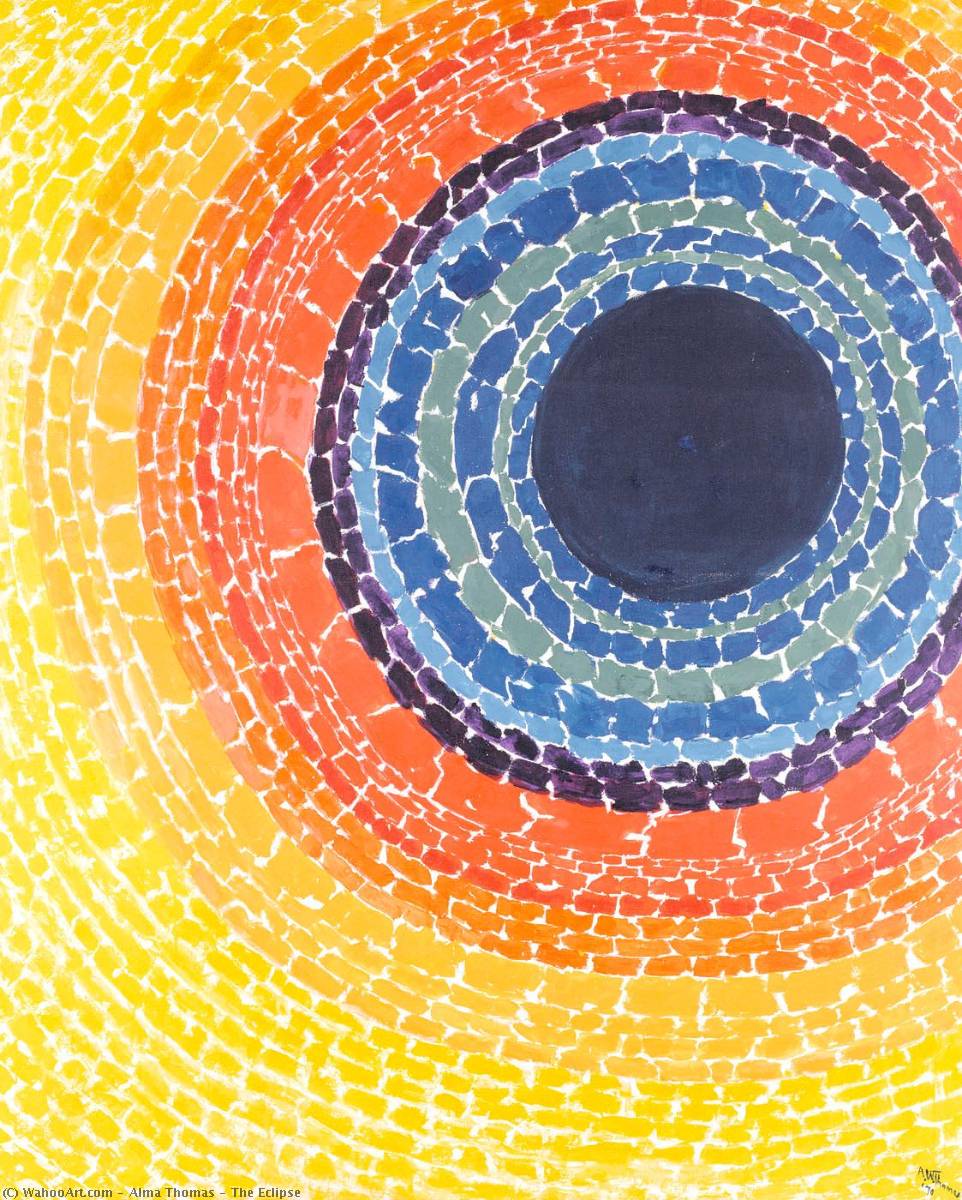 Get Art Reproductions The Eclipse, 1970 by Alma Thomas (Inspired By ...