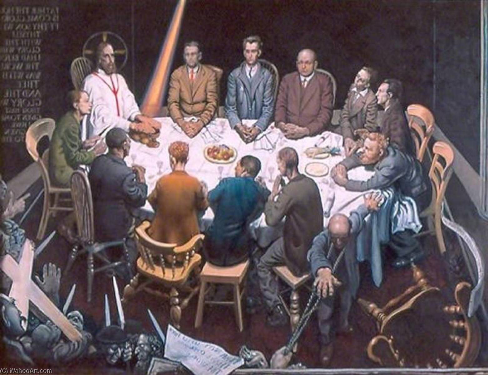 Oil Painting Replica The Last Supper, 1933 by Mark Lancelot Symons ...
