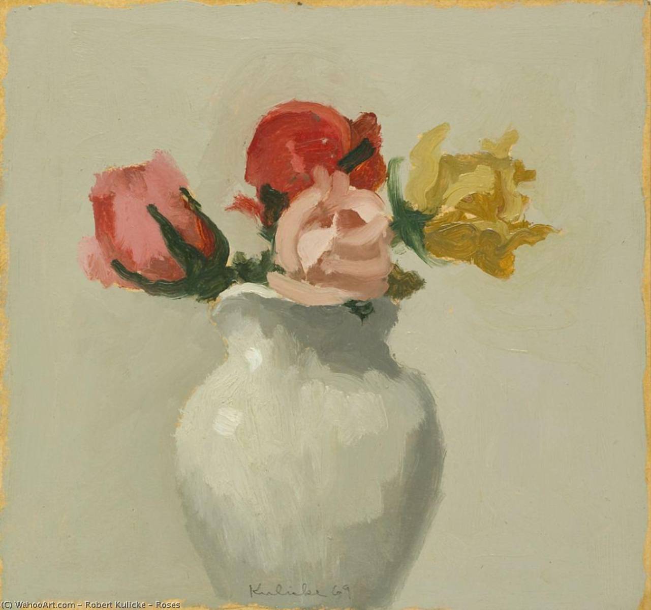 Roses, 1969 by Robert Kulicke (1924-2007) Robert Kulicke | ArtsDot.com