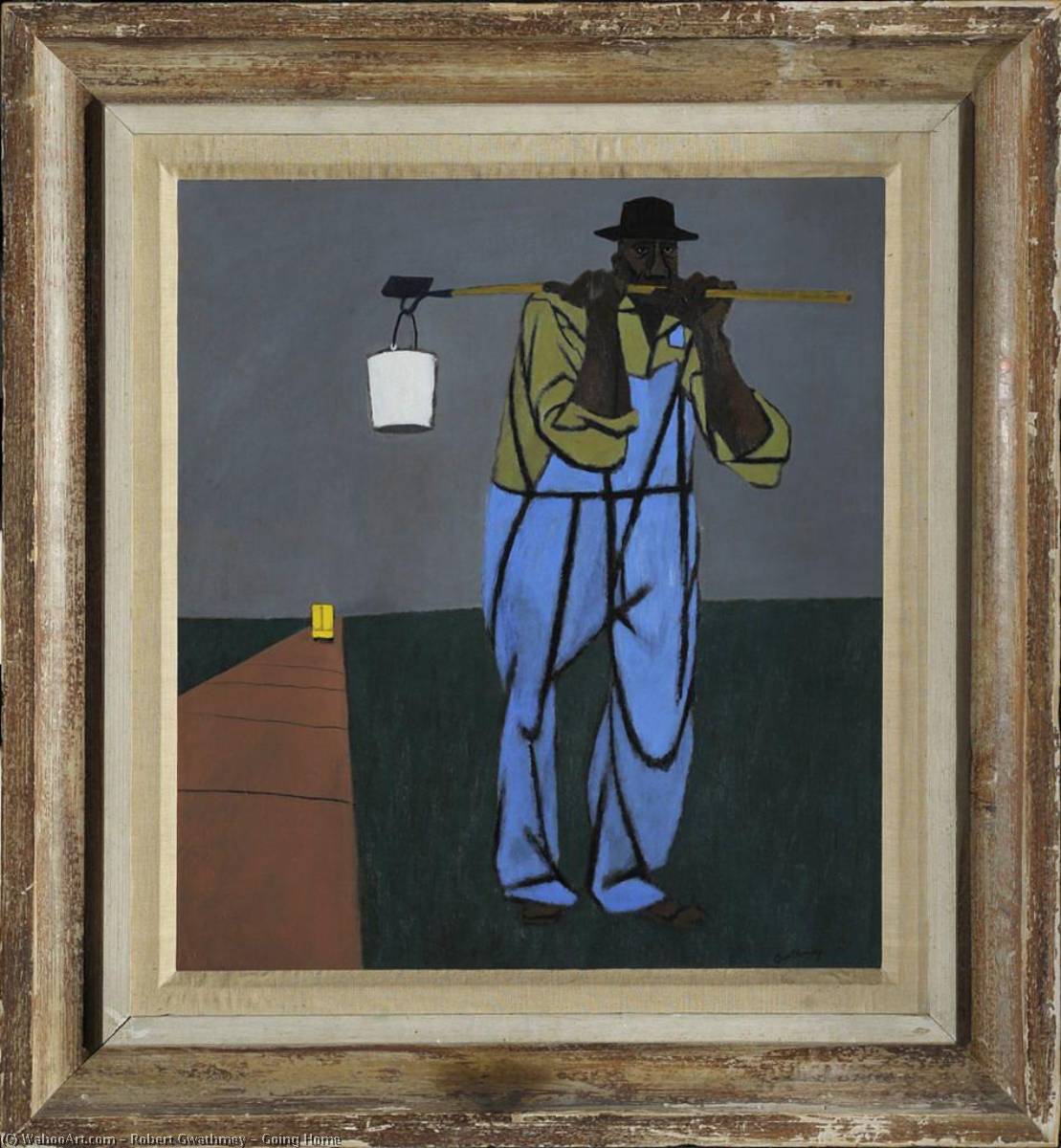 Going Home by Robert Gwathmey (1903-1988) | Paintings Reproductions ...