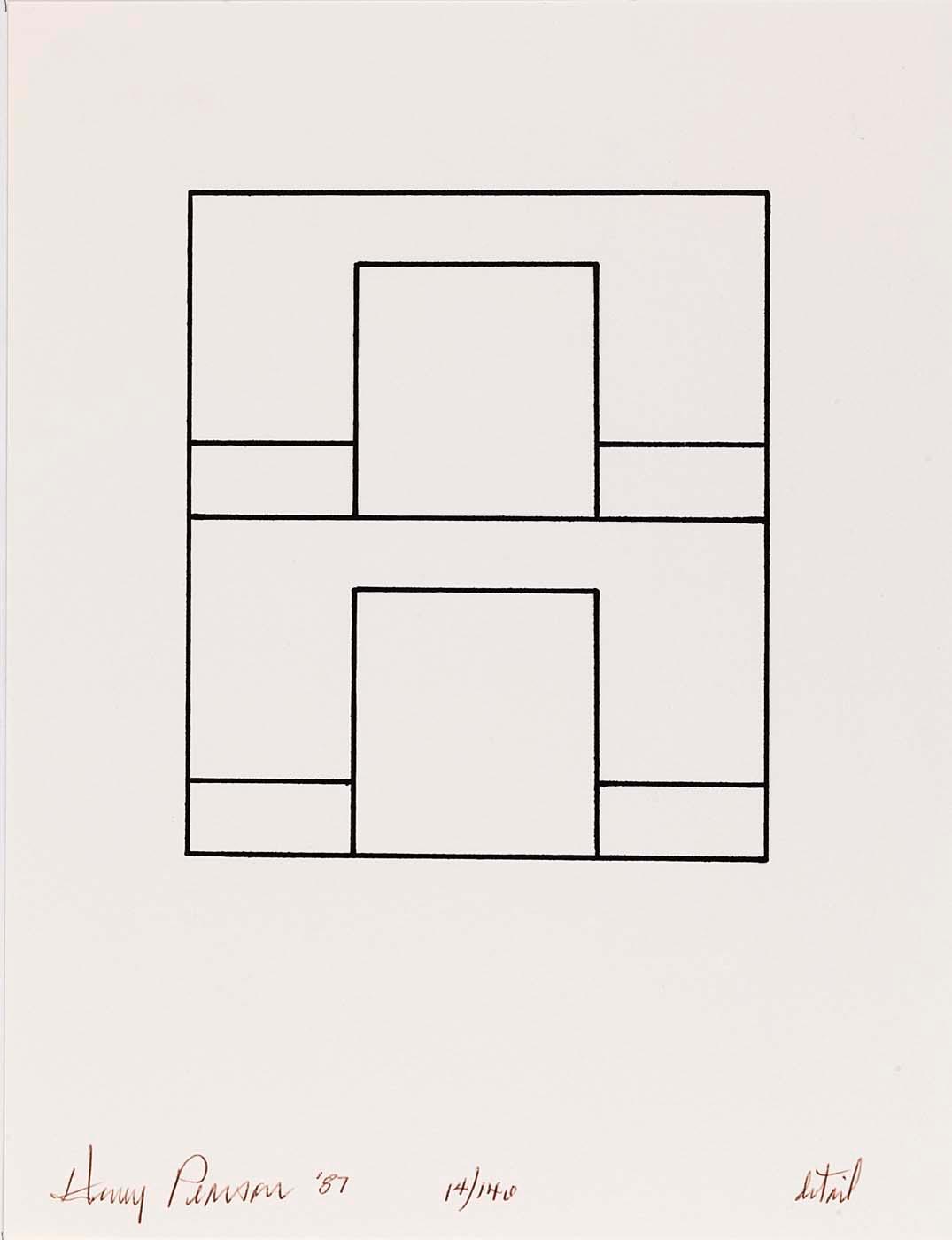 Detail, from the American Abstract Artists 50th Anniversary Print ...