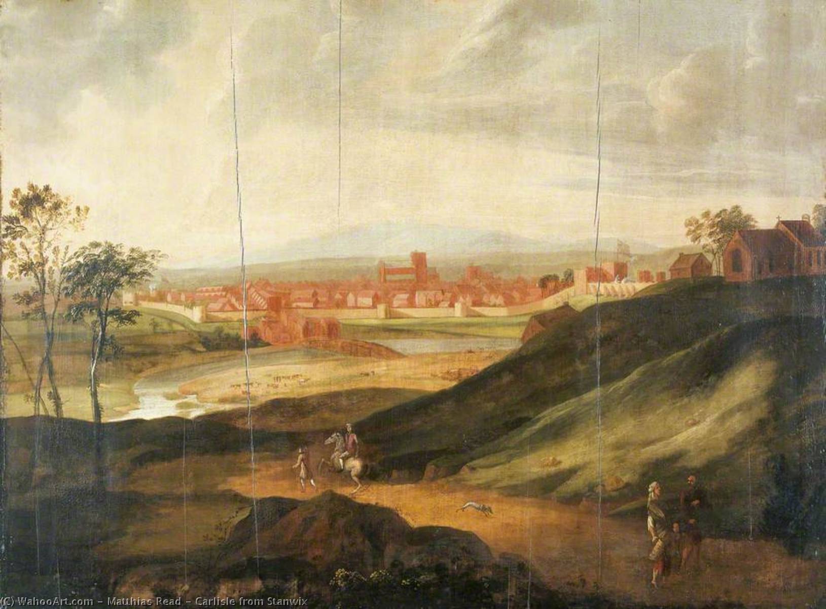 Purchase Oil Painting Replica Carlisle from Stanwix, 1720 by Matthias ...