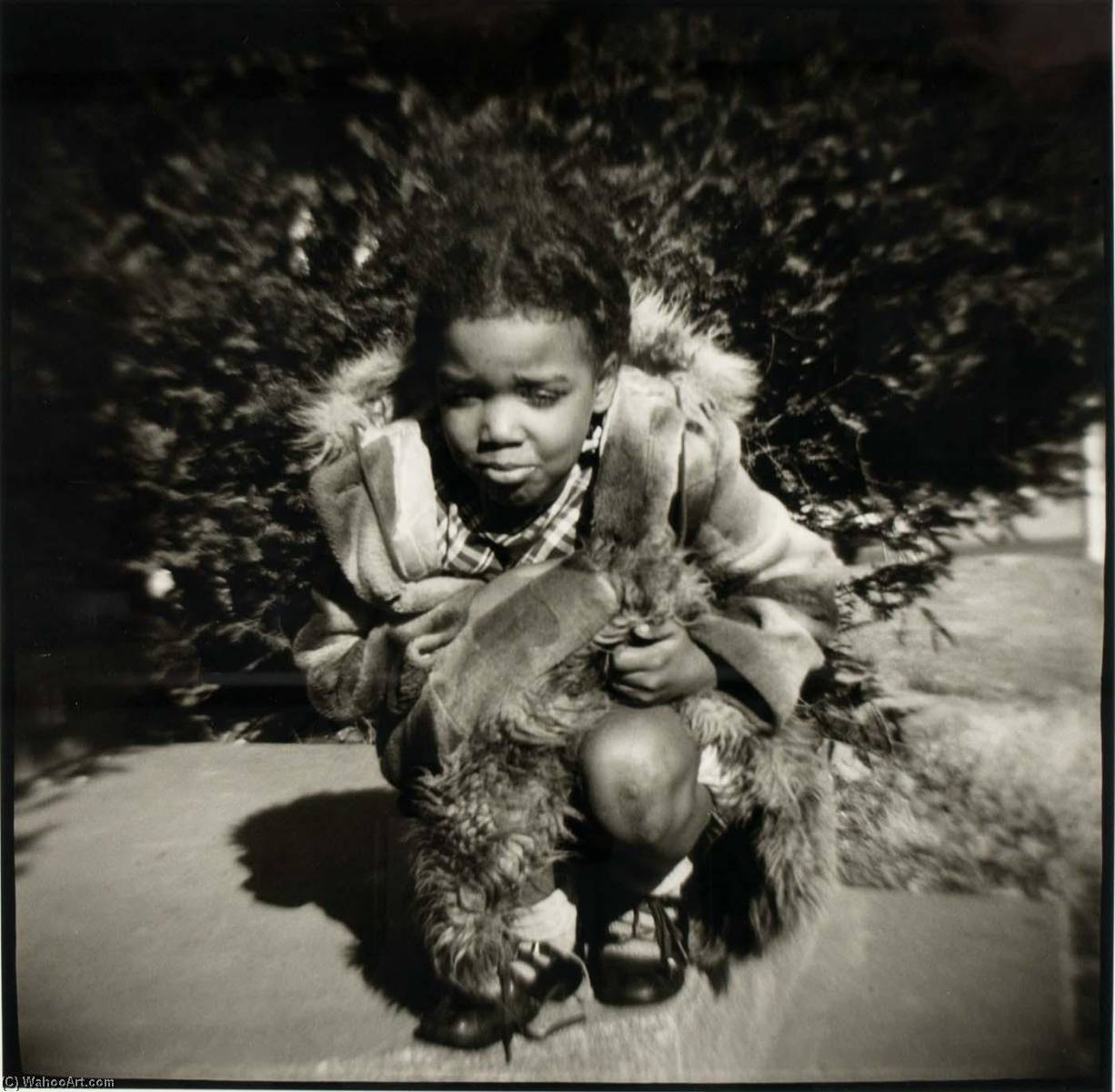 Museum Art Reproductions Untitled (Girl Crouching) by Bruce Horowitz ...