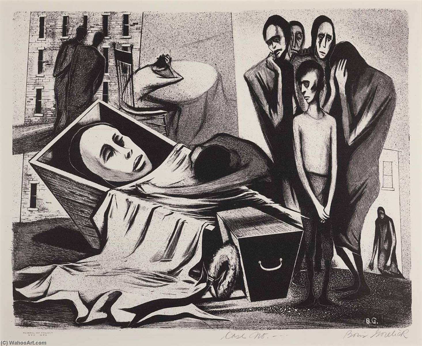 Purchase Oil Painting Replica Case no., 1941 by Boris Gorelick ...