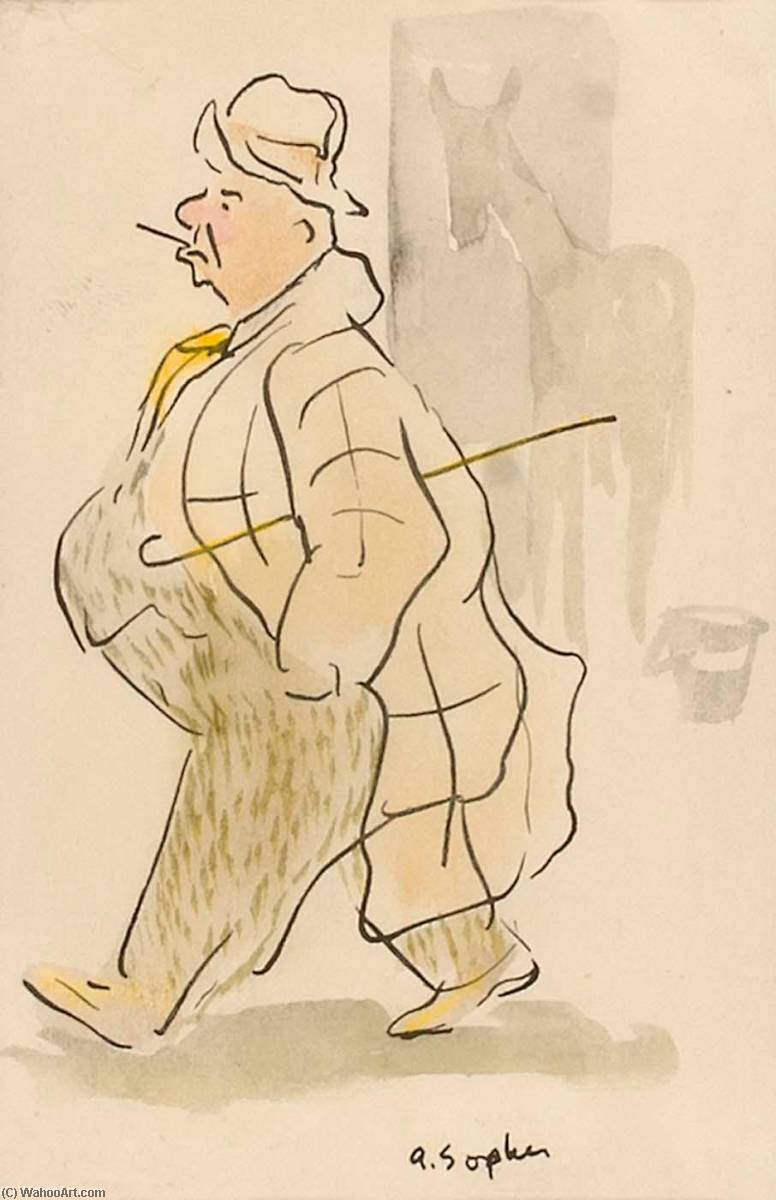 Yellow Coat, 1934 by Aaron Sopher Aaron Sopher | ArtsDot.com