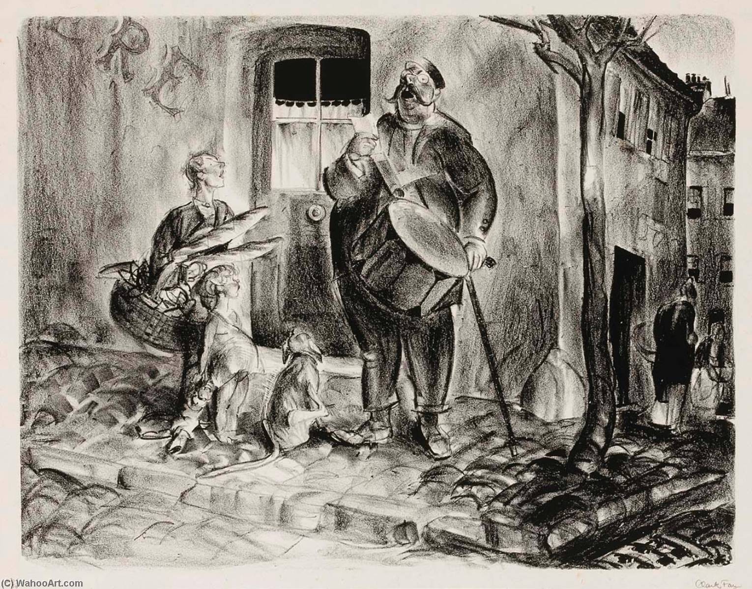 Buy Museum Art Reproductions Crier at Chantilly by Clark Fay (Inspired ...