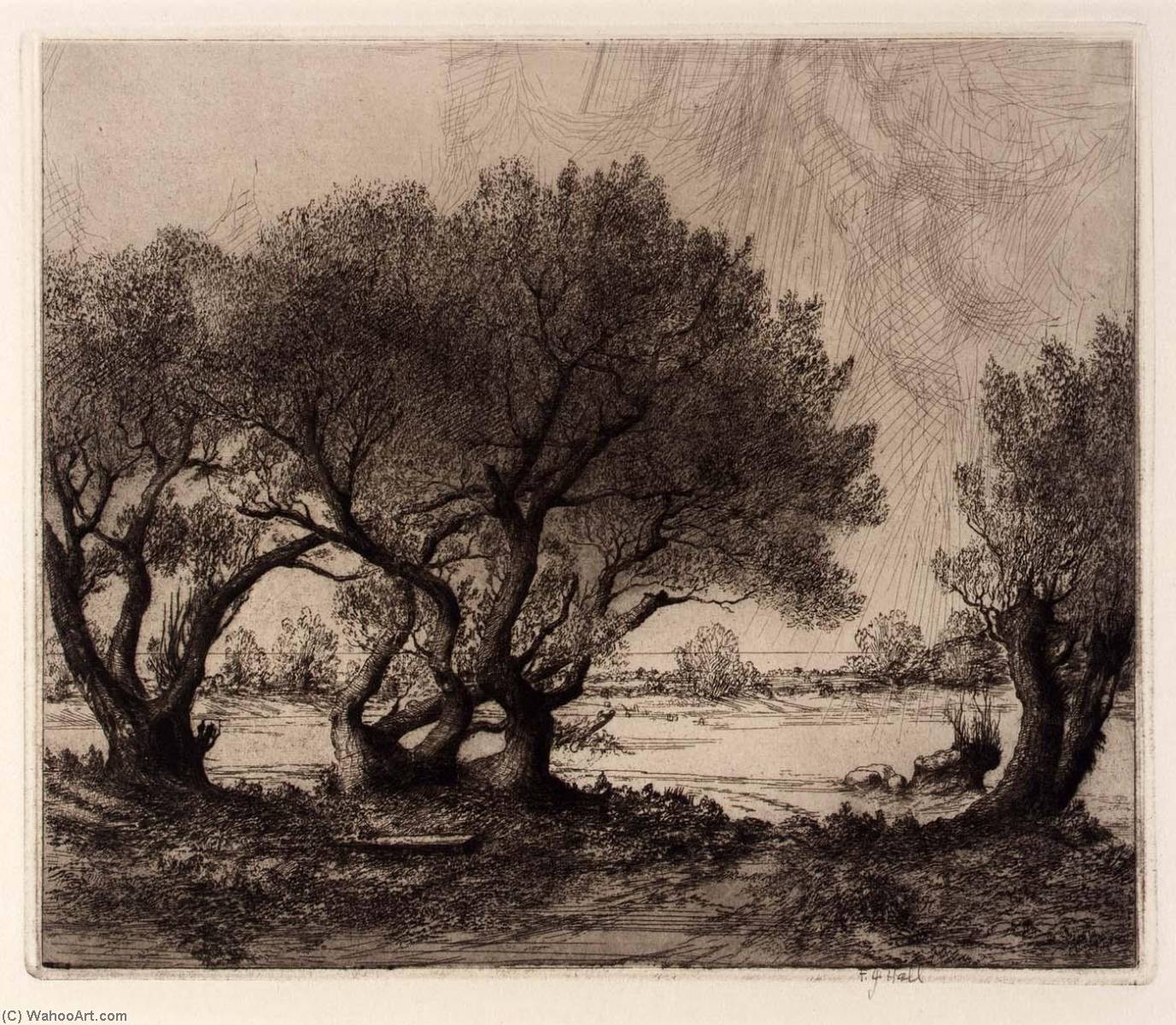 Old Willows, 1917 by Frederick G Hall Frederick G Hall | ArtsDot.com