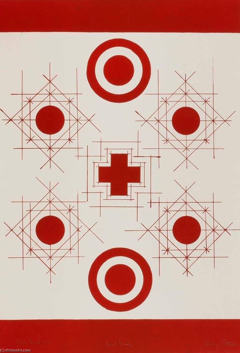 (Oaxaca Suite, 2) Red Print, 1966 by George Ortman George Ortman ...