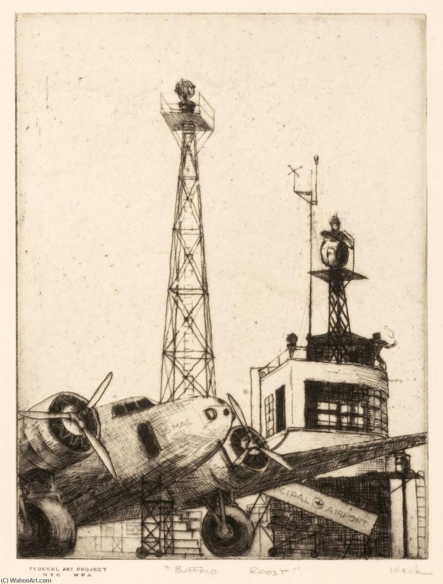 Buffalo Roost, 1939 by Harry Francis Mack Harry Francis Mack | ArtsDot.com