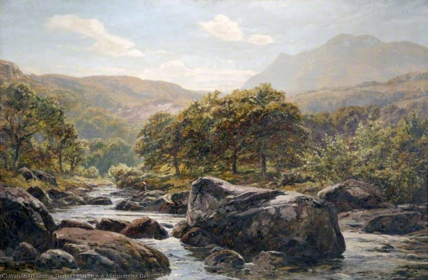 Art Reproductions A Midsummer Day, 1902 by Thomas Huson (1844-1920 ...