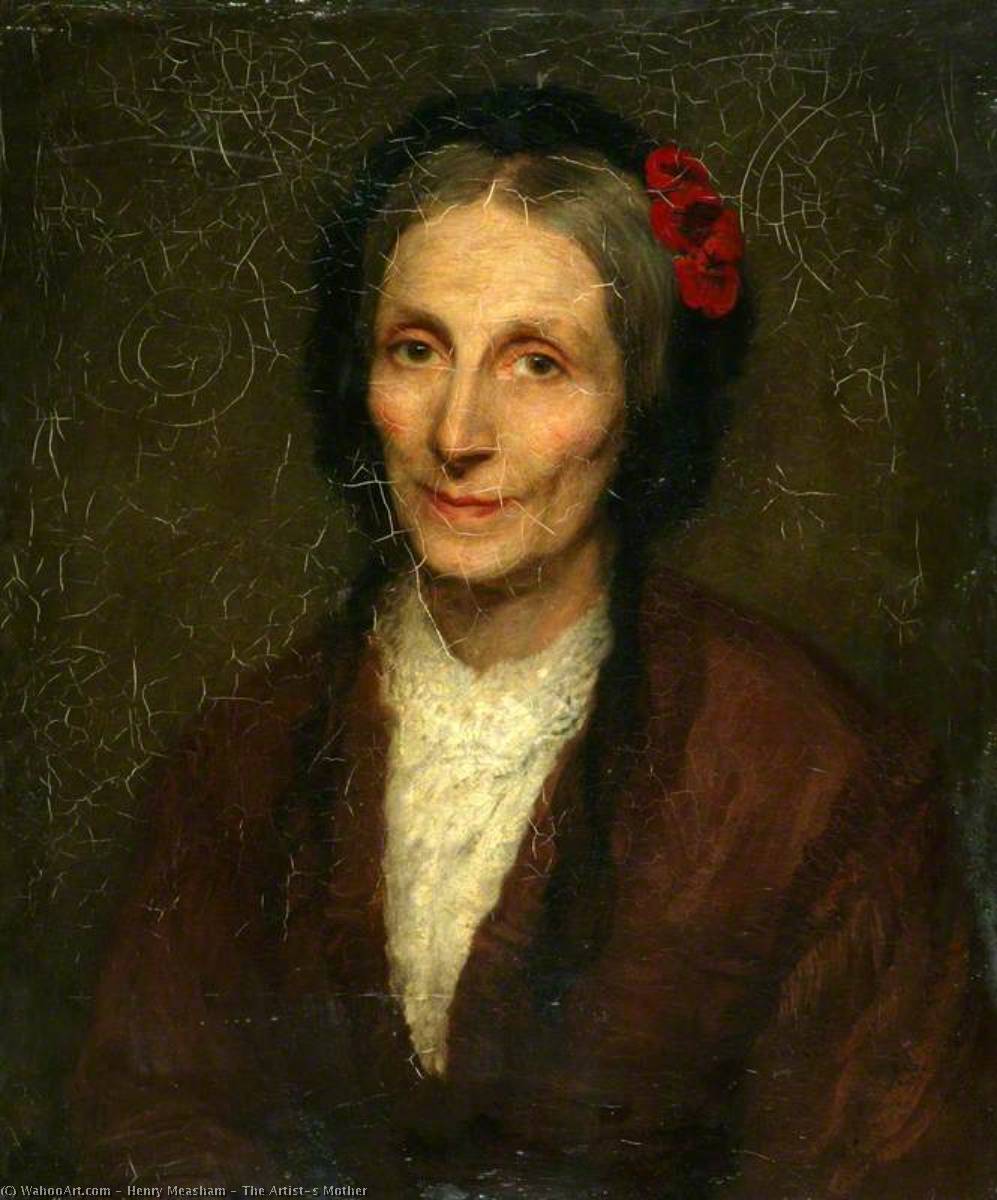 Buy Museum Art Reproductions The Artist`s Mother, 1870 by Henry Measham ...