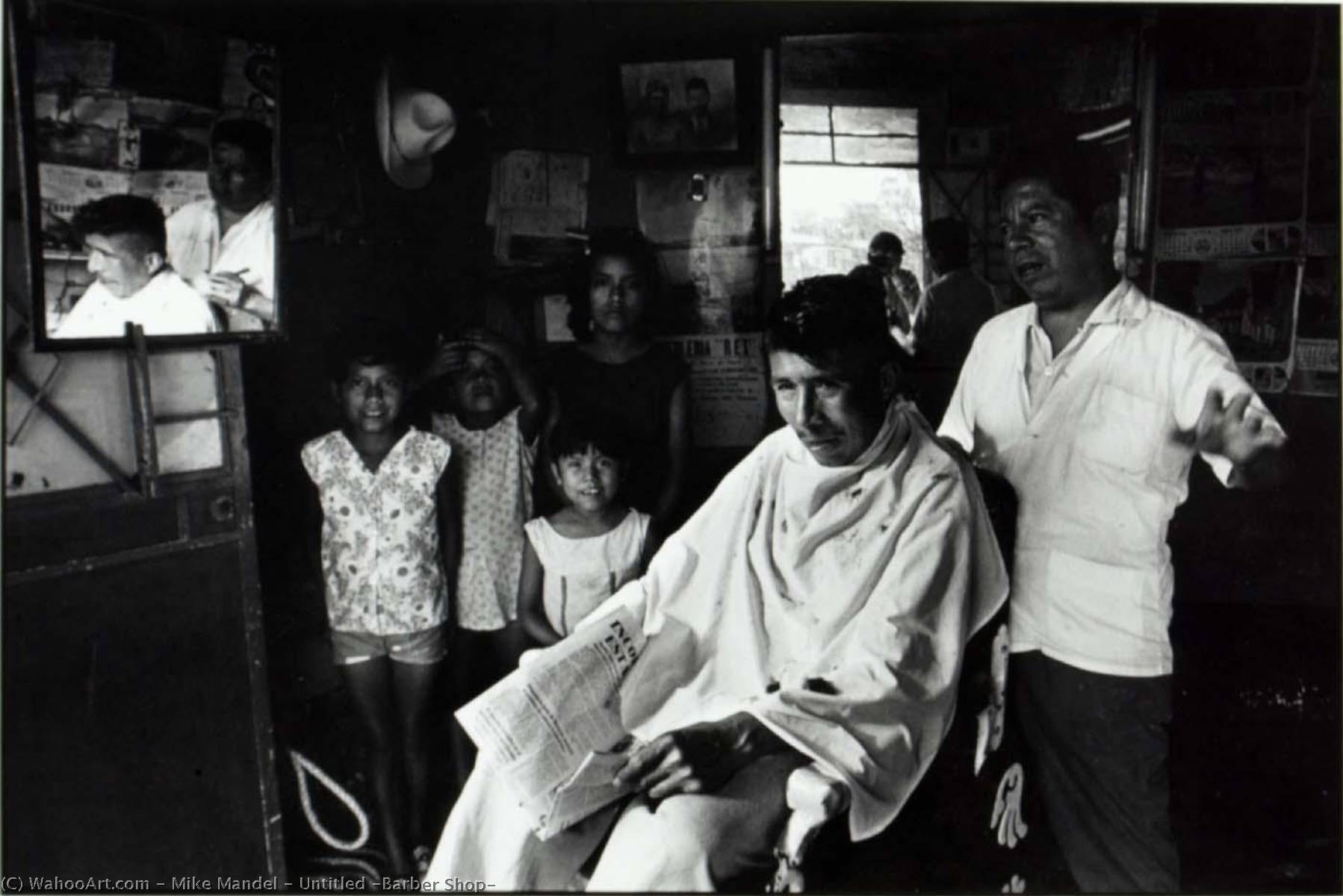 Untitled (Barber Shop) by Mike Mandel Mike Mandel | ArtsDot.com