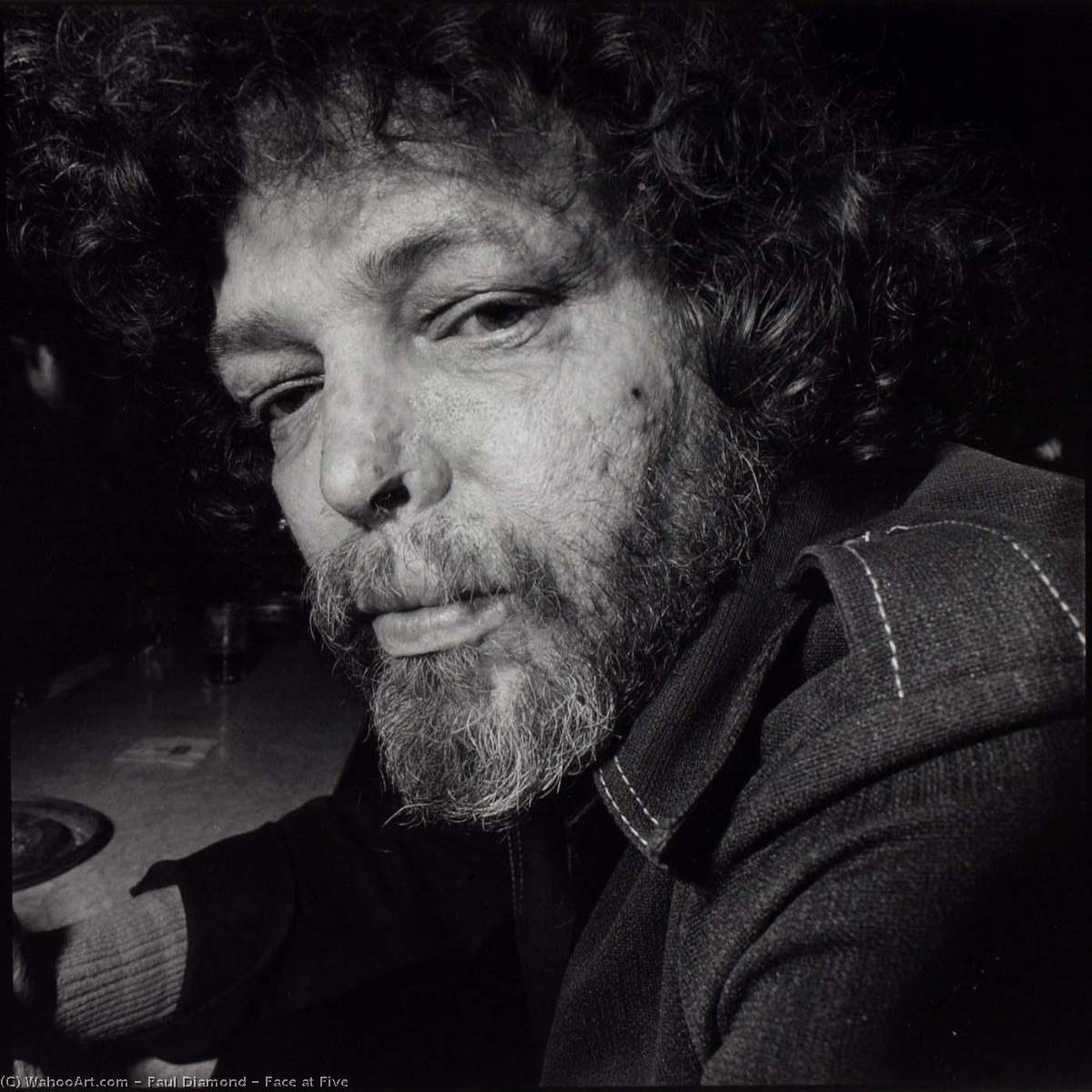 Face at Five, 1976 by Paul Diamond (1942-2017) Paul Diamond | ArtsDot.com